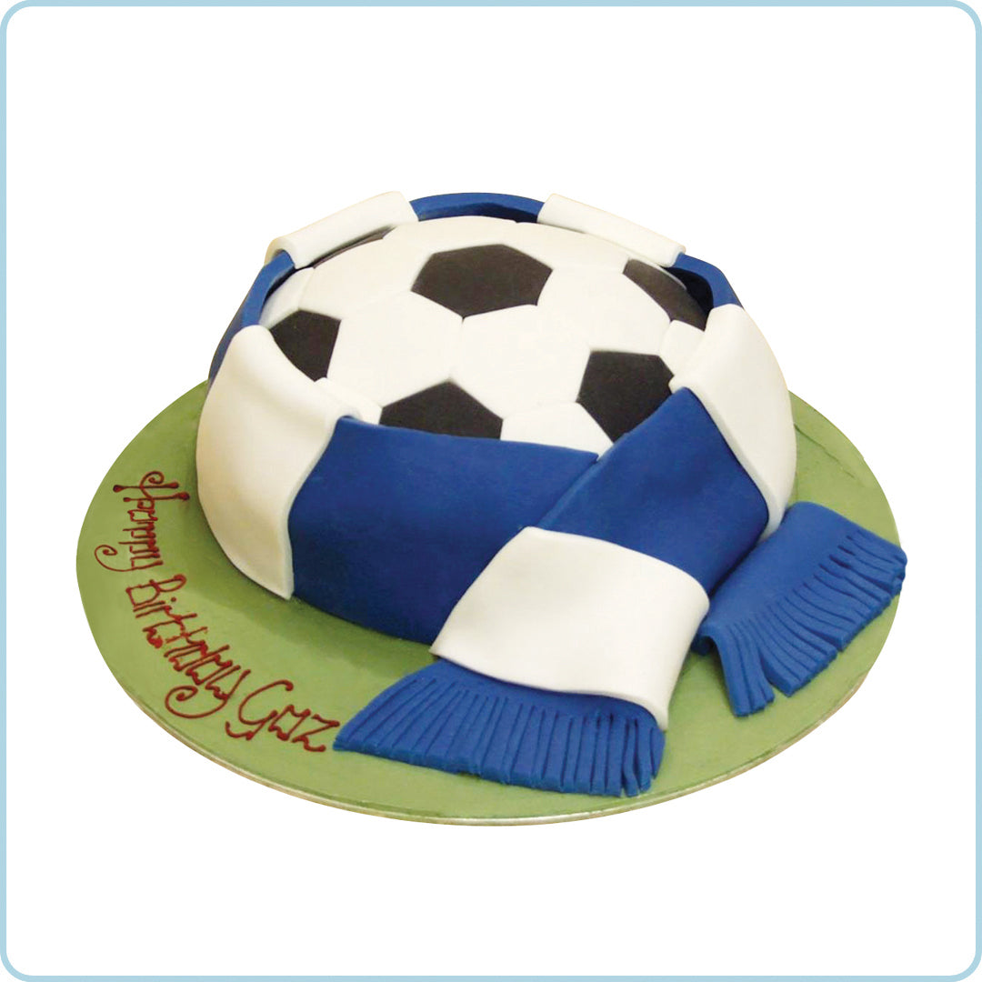 Football and scarf – The Cake Shop
